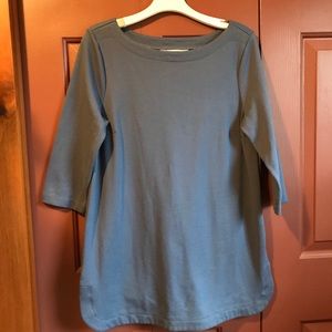 TravelSmith | Tops | Travel Smith Slate Blue Tunic Nwot | Poshmark